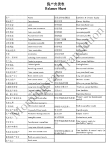 Balance Sheet - Professional Translation Services and Localization ...